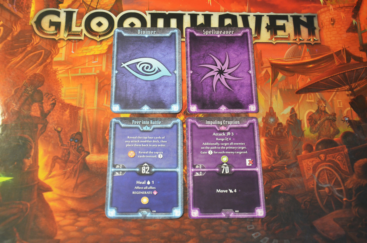 Gloomhaven Forgotten Circles updated Diviner ability cards - Lucky ...