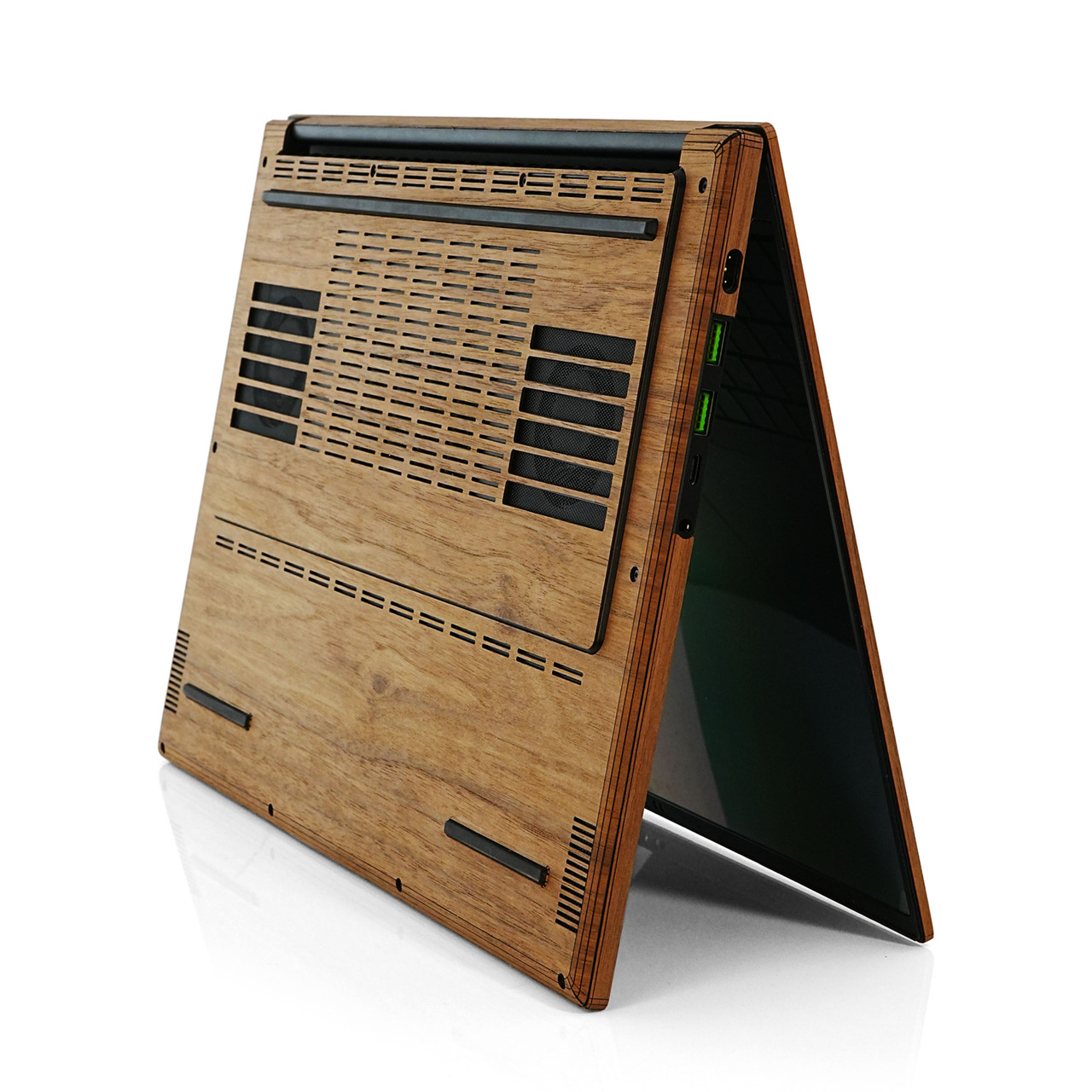 Laptop Bottom Cover (wood) - Toast