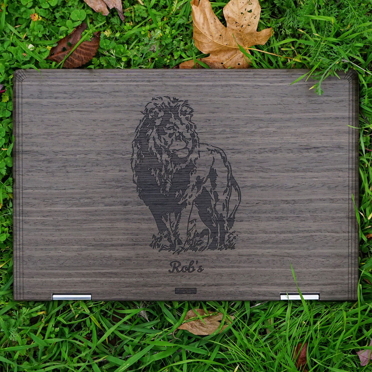 Custom Wood Laptop Covers - Toast