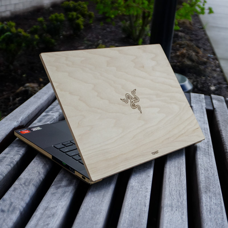 Real Wood Razer Laptop Covers |Toast | Made in USA