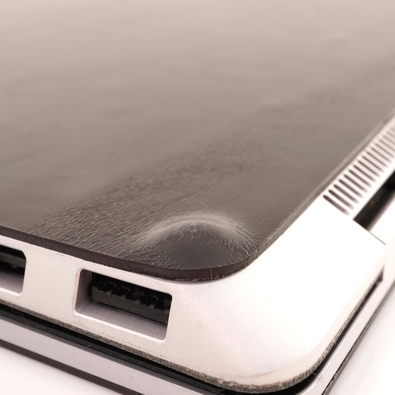 Leather Surface Laptop Bottom Cover - Toast