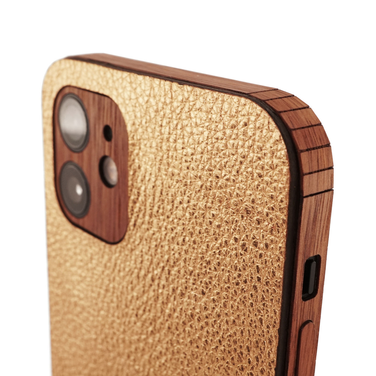 Leather and Wood Combo Cover for iPhone 12, mini, 12 Pro, 12 Pro Max ...