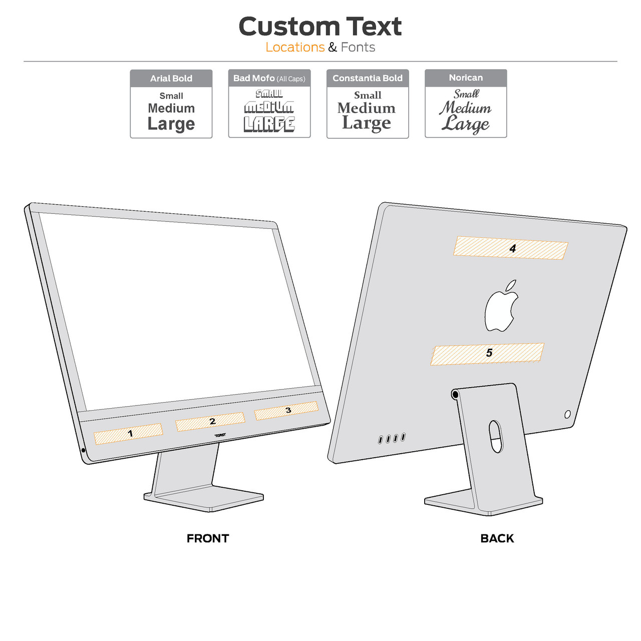Wood Cover for Apple iMac | Toast | USA
