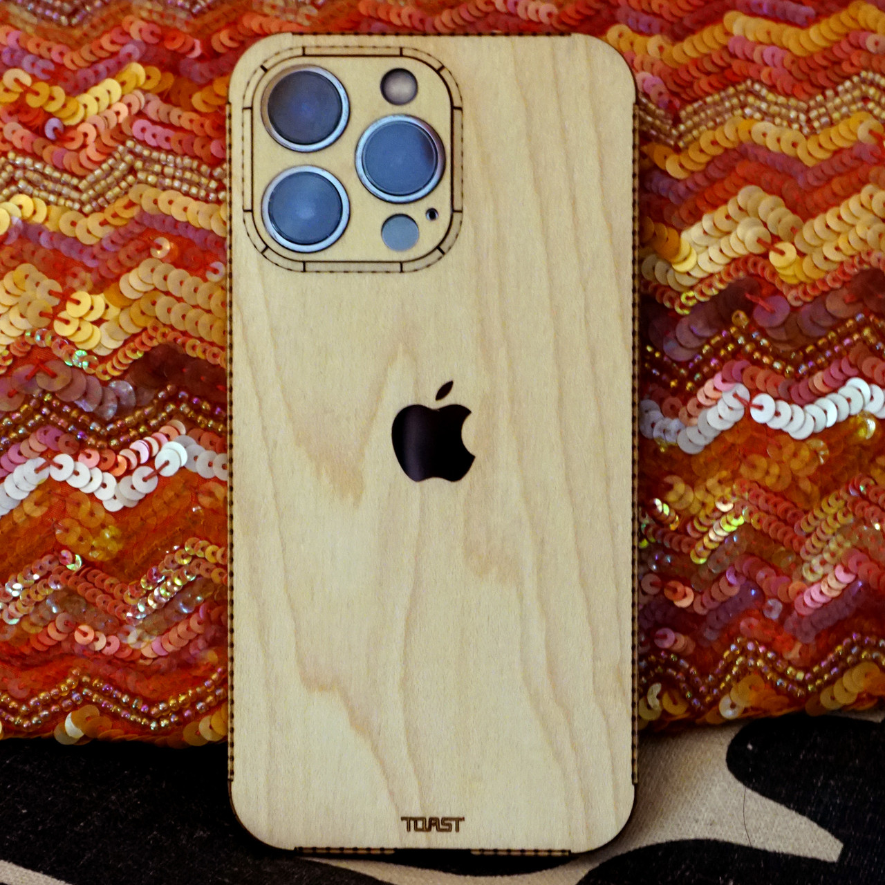 Toast Wood Cover for iPhone 14, 14 Max, 14 Pro, 14 Pro Max | Toast | USA