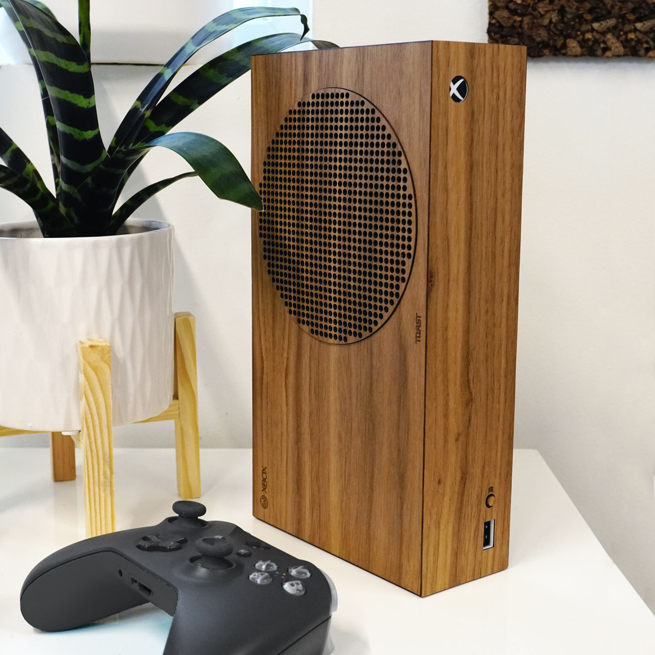 Real Wood Xbox Series S Covers |Toast | Made in USA