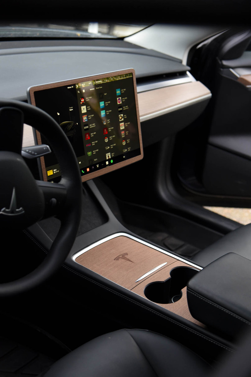 Tesla Model 3 Wood Interior Panels - 2nd Gen | Toast | Made in USA