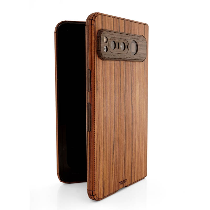 Real Wood Pixel Fold Covers |Toast | Made in USA