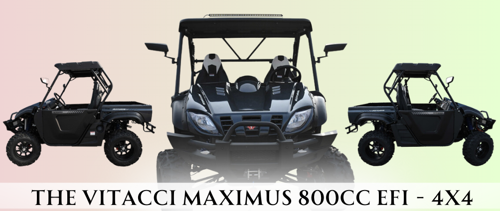 Unleash Adventure with the Vitacci Maximus 800cc EFI - 4X4 UTV ...