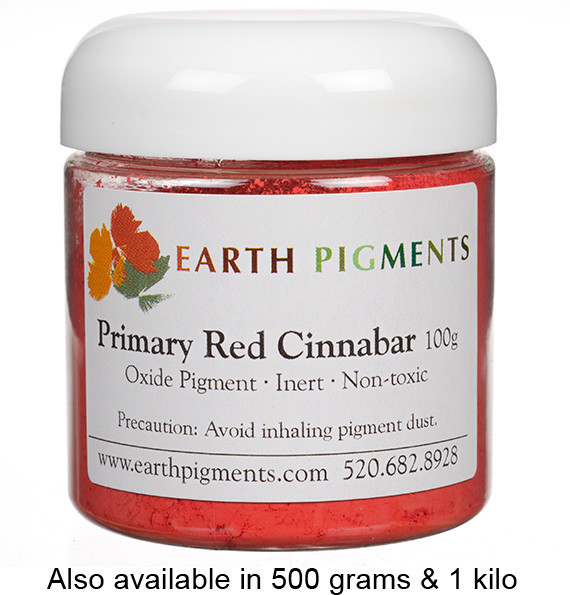 Primary Red Cinnabar Pigment | Earth Pigments