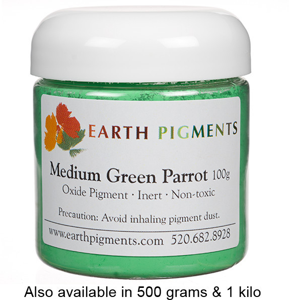 Medium Green Parrot Pigment | Earth Pigments