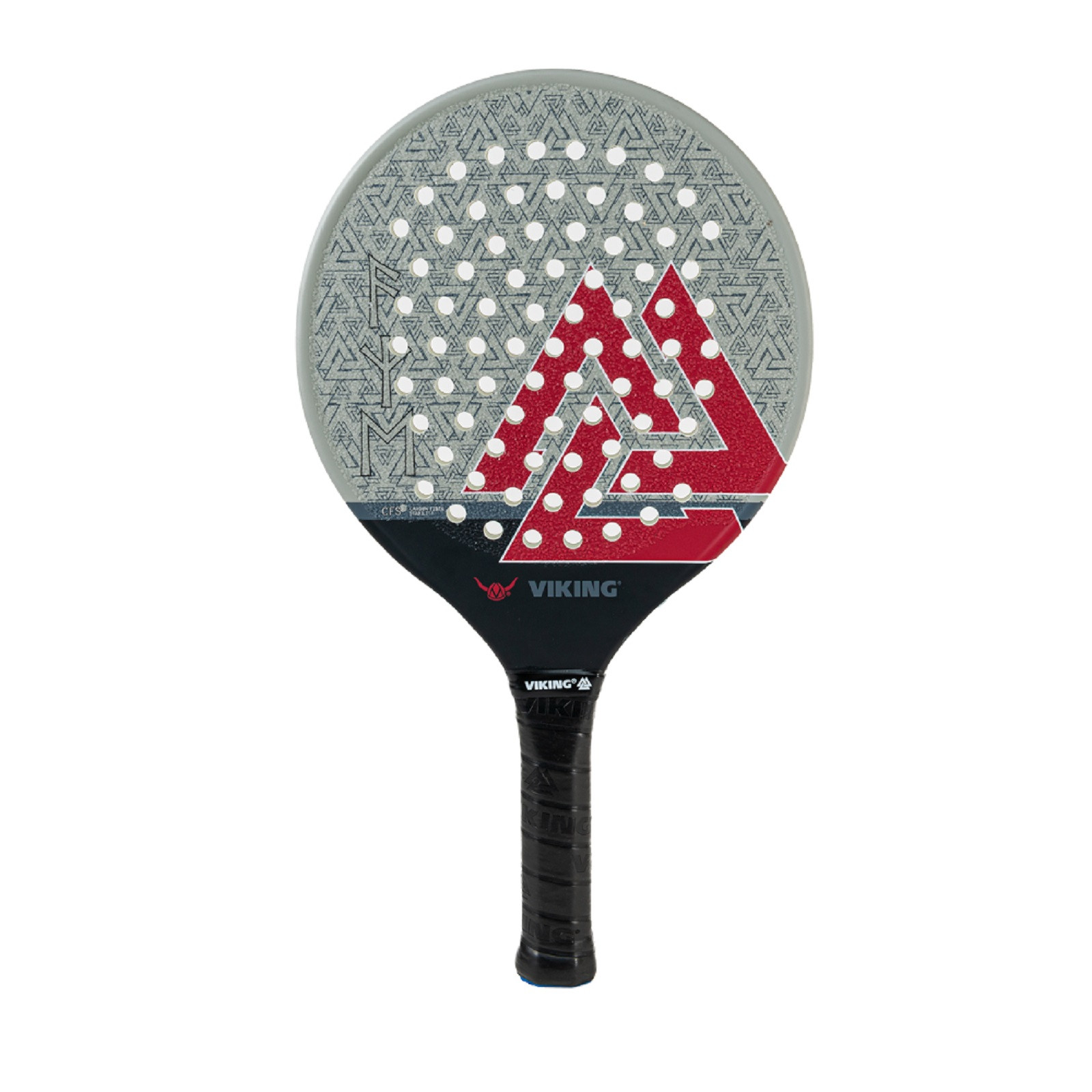 Viking Axe Prodigy Valknut Grey Platform Tennis Paddle - paddlepro