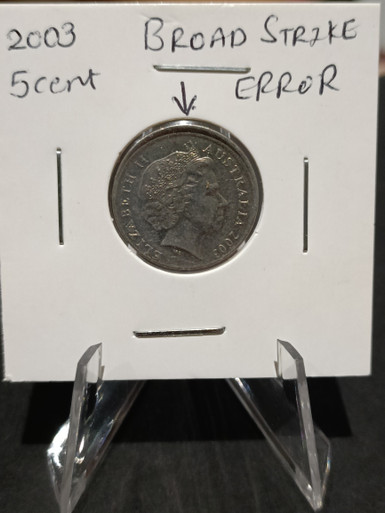 ***ERROR*** 2003 AUSTRALIA 5 CENTS BROADSTRIKE ERROR - KK's Coins ...