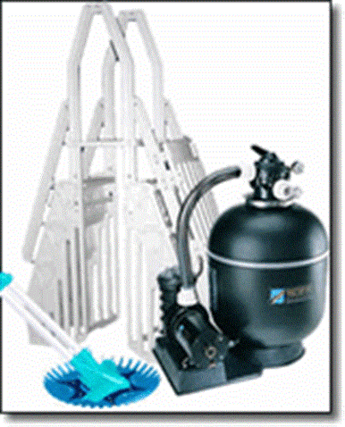 Supreme 15x26 and 15x30 Oval Large Sand Equipment Package for Above ...