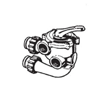 Hayward Vari-Flo Multi-port Valve Assembly for S200 Series Sand Filters ...