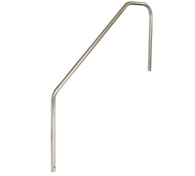 S.R. Smith Powder Coated 3 Bend 4' Handrails w/ Extension - 3HR-4-049-1-PW
