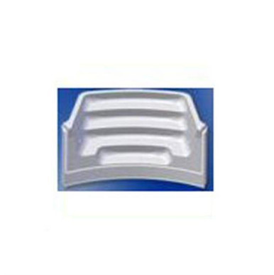 Quaker 6' In Ground Radius 4 Step - White