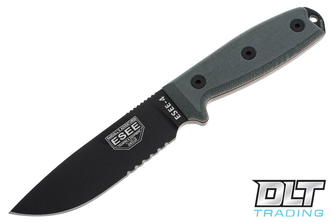 ESEE 4 - Partially Serrated - No Sheath - DLT Trading