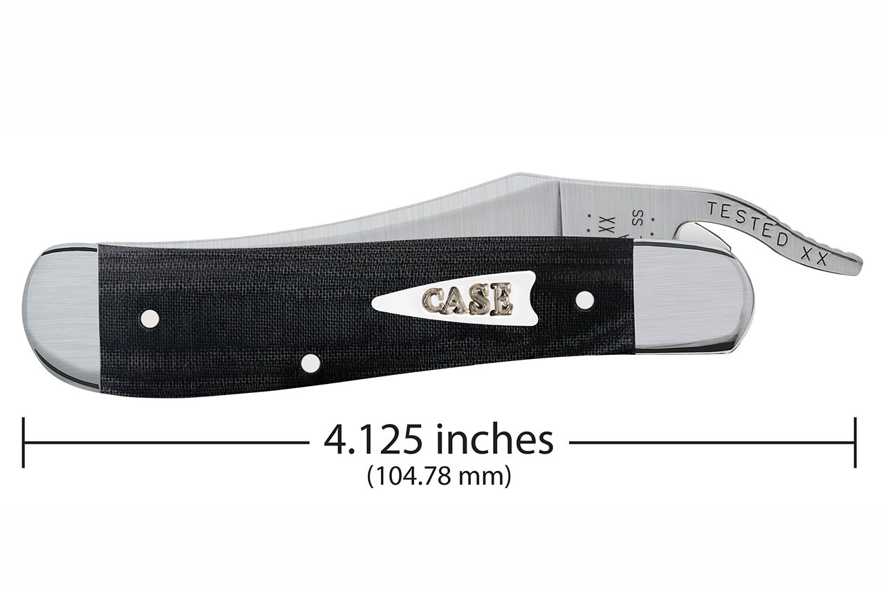 Case Russlock Black Canvas Micarta - DLT Trading