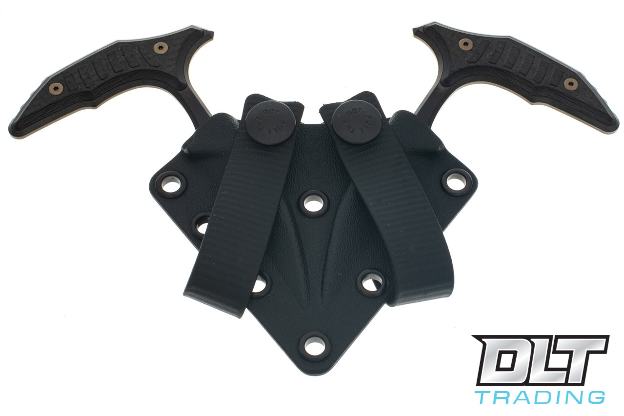 Microtech 218D-3DLCCFS Double Bee - Carbon Fiber - Black DLC Blade ...
