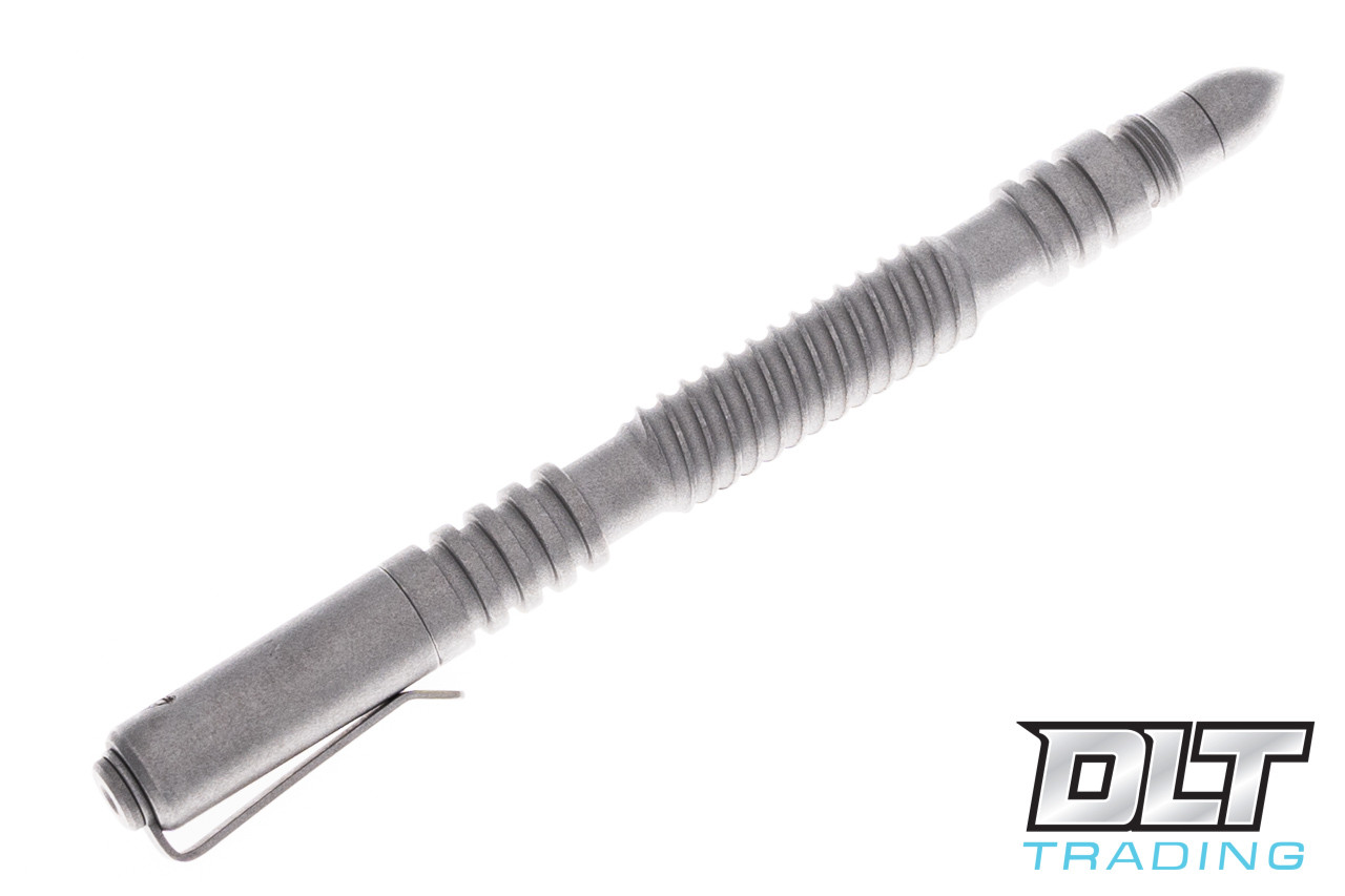 Hinderer Investigator Pen - Spiral Pattern - Working Finish Stainless ...
