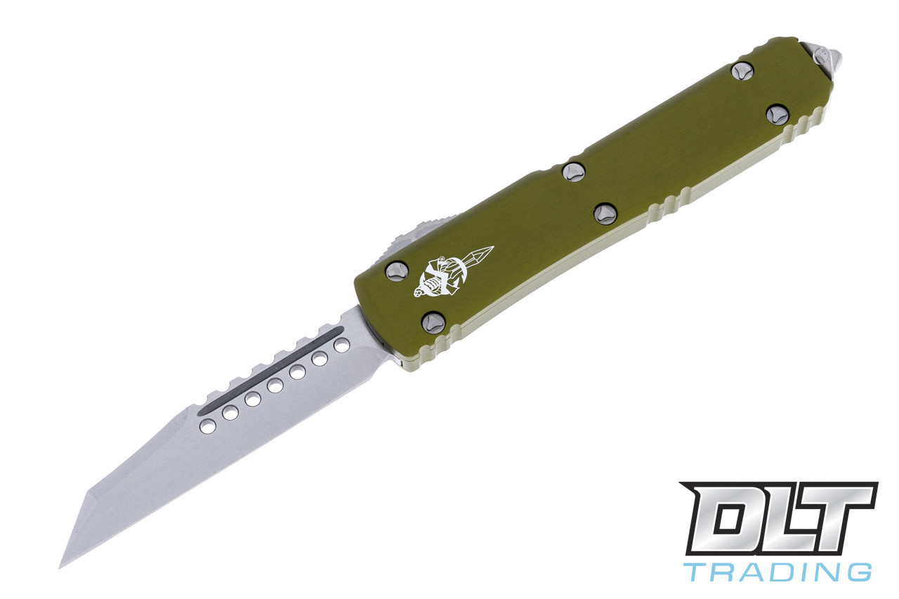 Microtech Ultratech Warhound Od Green Handle Stonewashed Blade