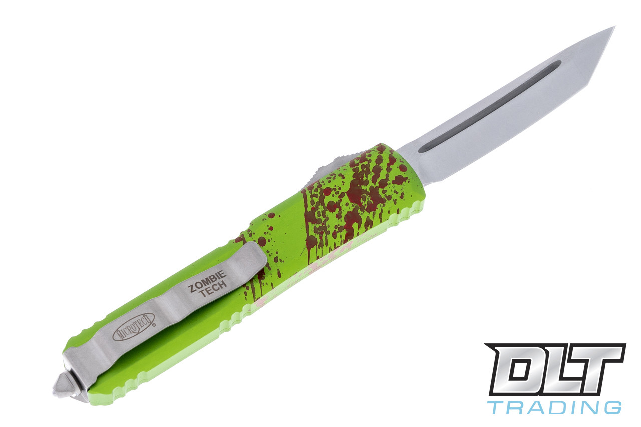 Microtech Ultratech Te Zombie Handle Stonewashed Blade