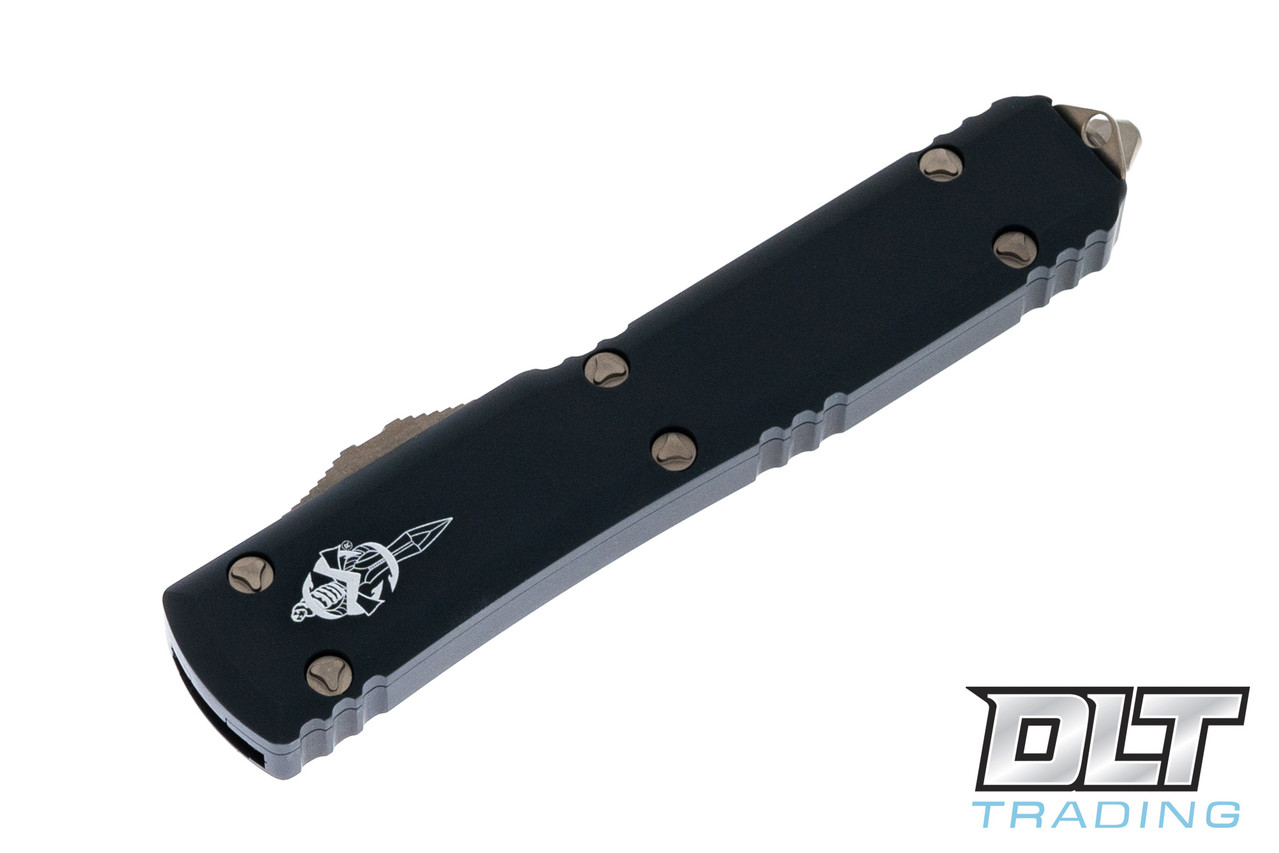 Microtech Ultratech Warhound - Black Handle - Bronze Blade - Signature ...