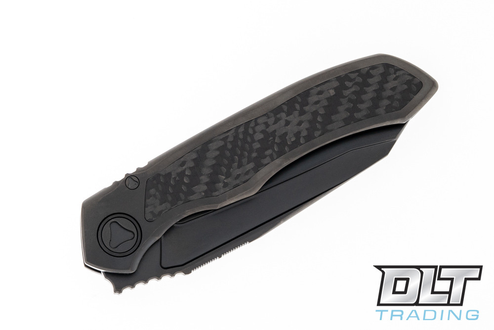 Microtech 191C-1DLCTCFITI Anax T/E - DLC Titanium - Carbon Fiber Inlay ...