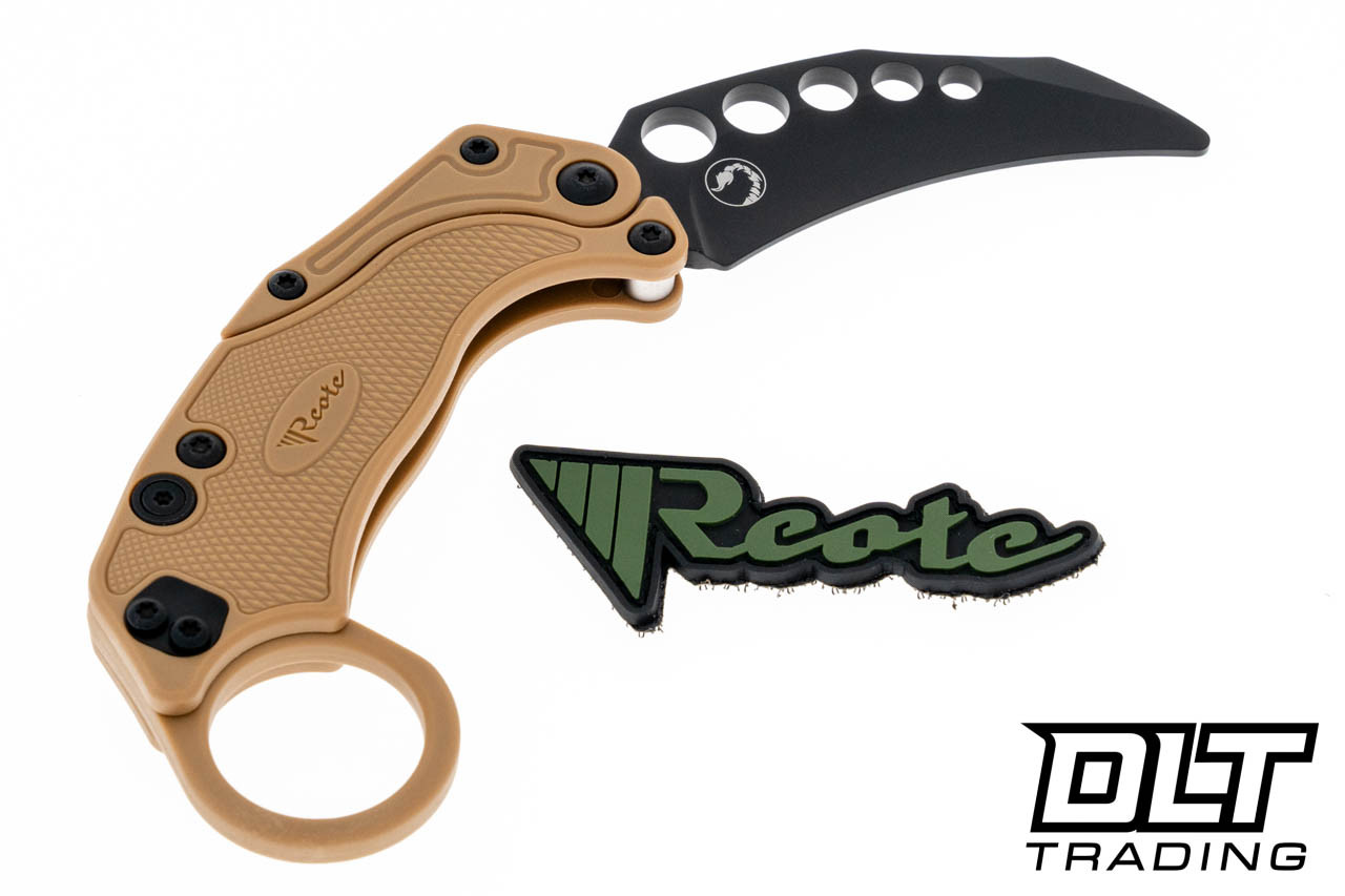 Reate EXO-K Karambit - Black Aluminum - Stonewashed - DLT Trading