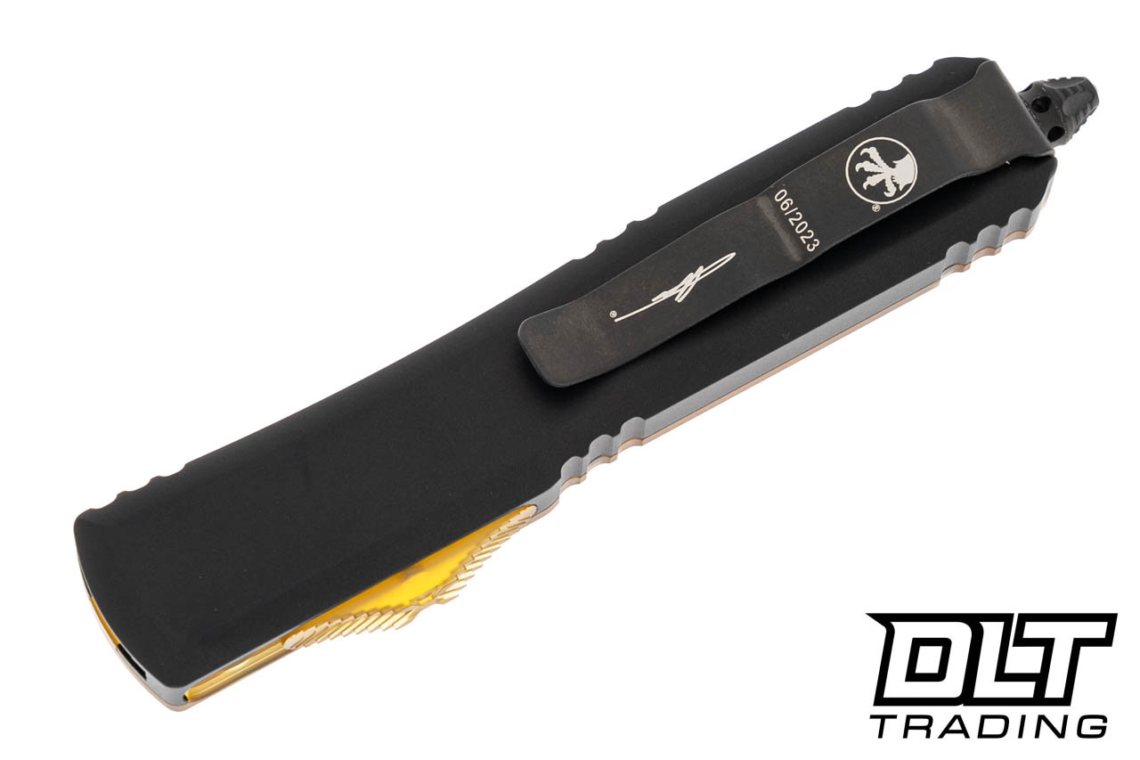Microtech Ultratech D/E - Ultem - Black Blade - Signature Series