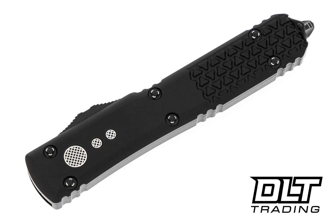Microtech Ultratech D/E Jedi Knight - Black Handle - Blue Blade