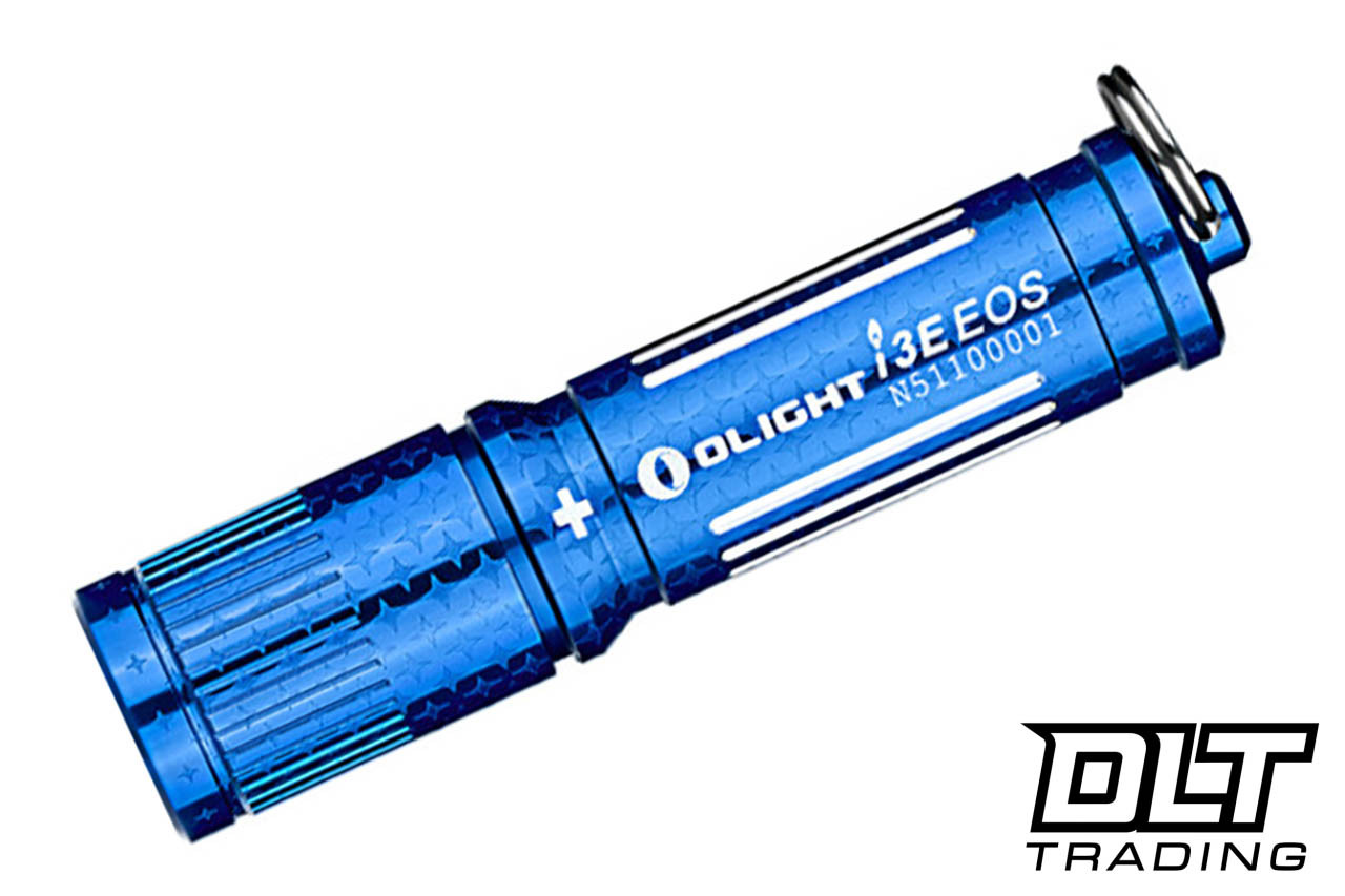 Olight i3E EOS Keychain Flashlight - Stellar Blue - DLT Trading