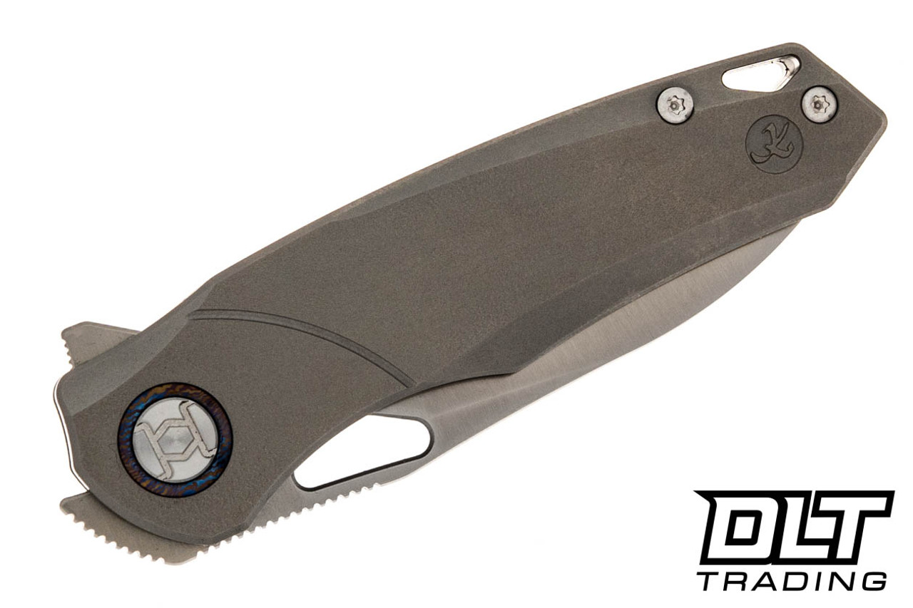 Kunwu Zen Compact Elmax Titanium Timascus Pivot Dlt Trading
