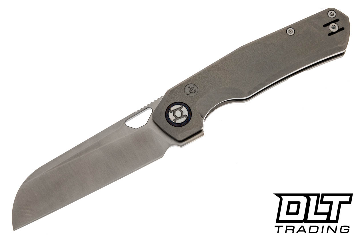 Kunwu Tao Sheepsfoot Vanax Sheepfoot - Titanium - Timascus Pivot - DLT ...