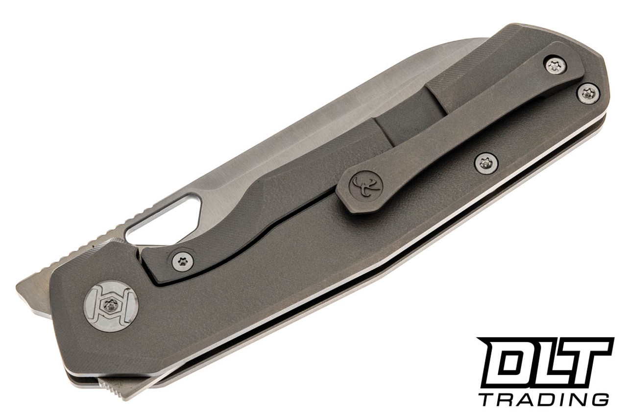 Kunwu Tao Sheepsfoot Vanax Sheepfoot Titanium Timascus Pivot Dlt