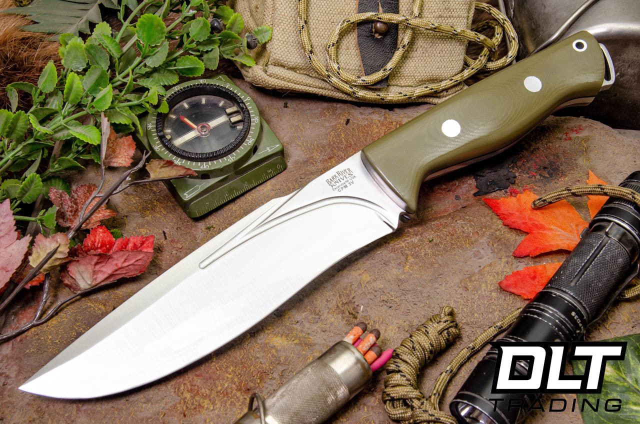 Bark River Strike Force II 3V Ranger Green G-10 - Black Liners