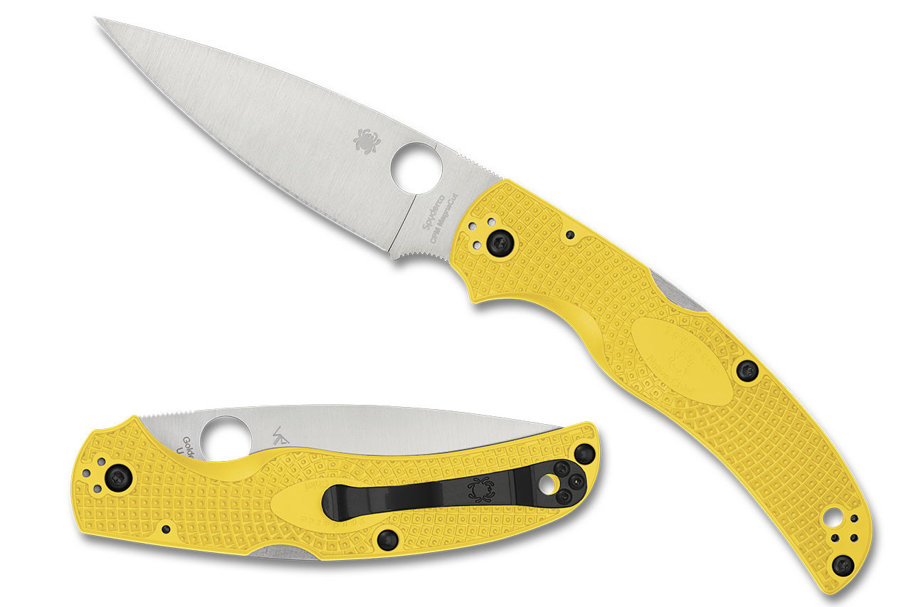 Spyderco C244PYL Native Chief Salt Lightweight - Yellow FRN - MagnaCut ...