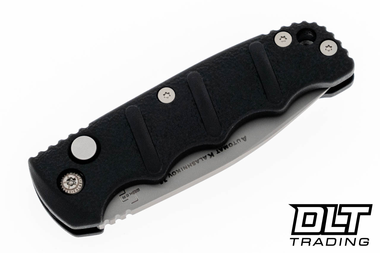 Boker Mini Kalashnikov Button Lock Auto - AKS-74 D2 Blade - Black ...