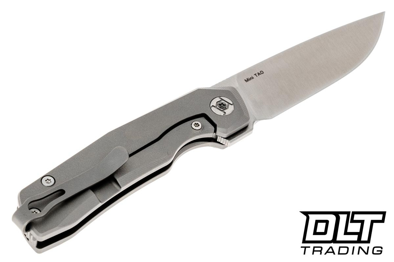 Kunwu Mini Tao 703s 2 Titanium Satin Elmax Blade Dlt Trading