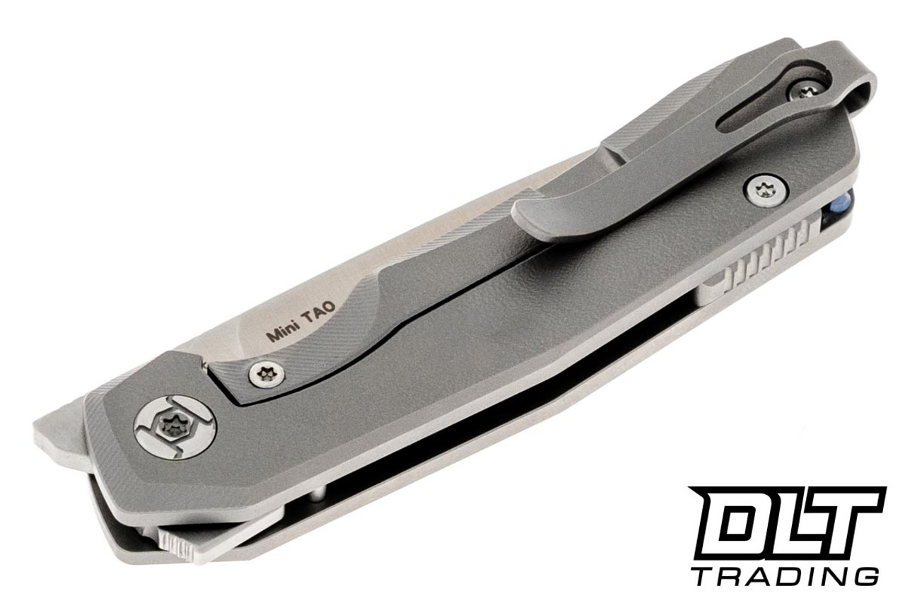 Kunwu Mini Tao 703s 2 Titanium Satin Elmax Blade Dlt Trading