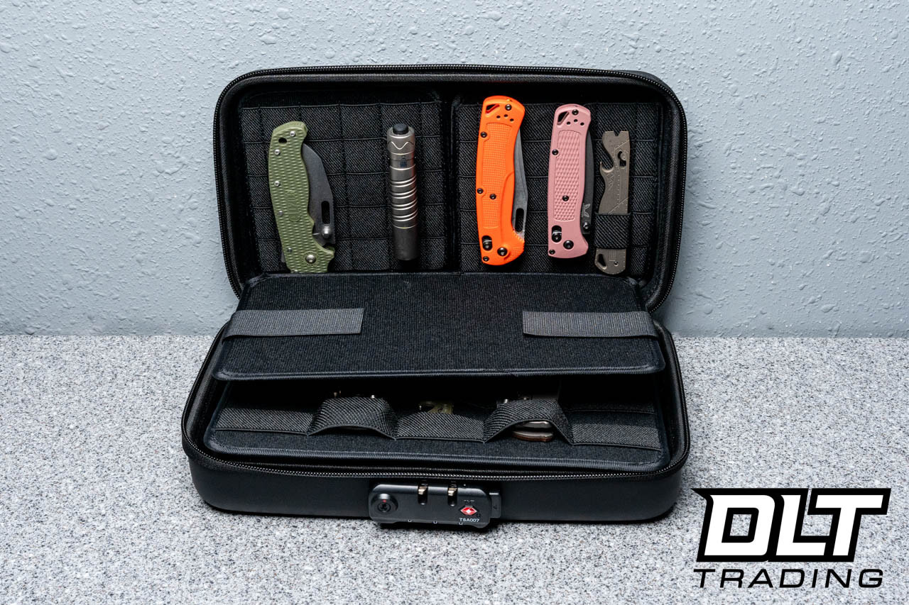 DLT Vault Secure Knife and EDC Case - Black Matte Finish - DLT Trading