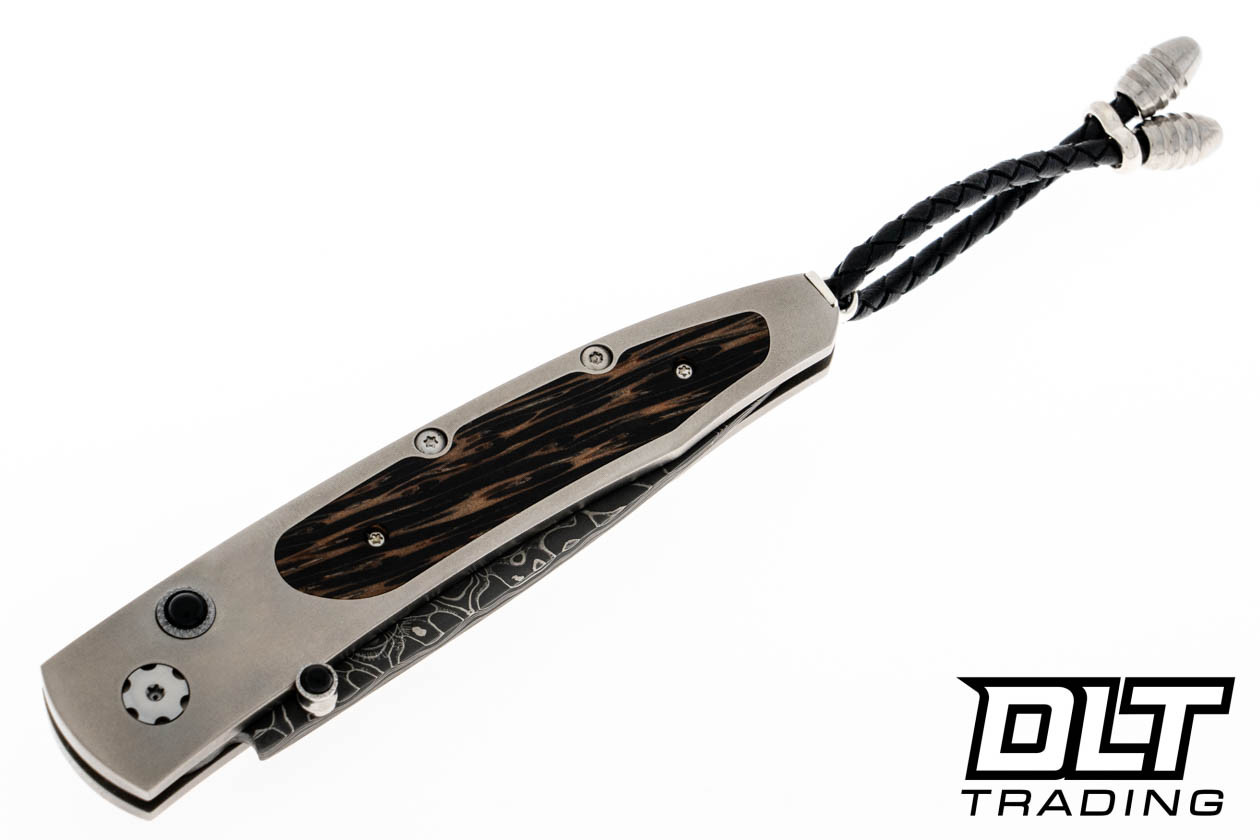 William Henry B10 Lancet - Black Palm - Chad Nichols Intrepid Damascus ...