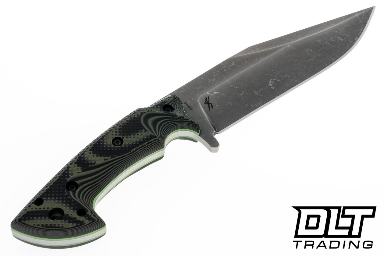 WTG Hondo - Forest Camo Gator Grip G-10 - Lime Green Liners ...