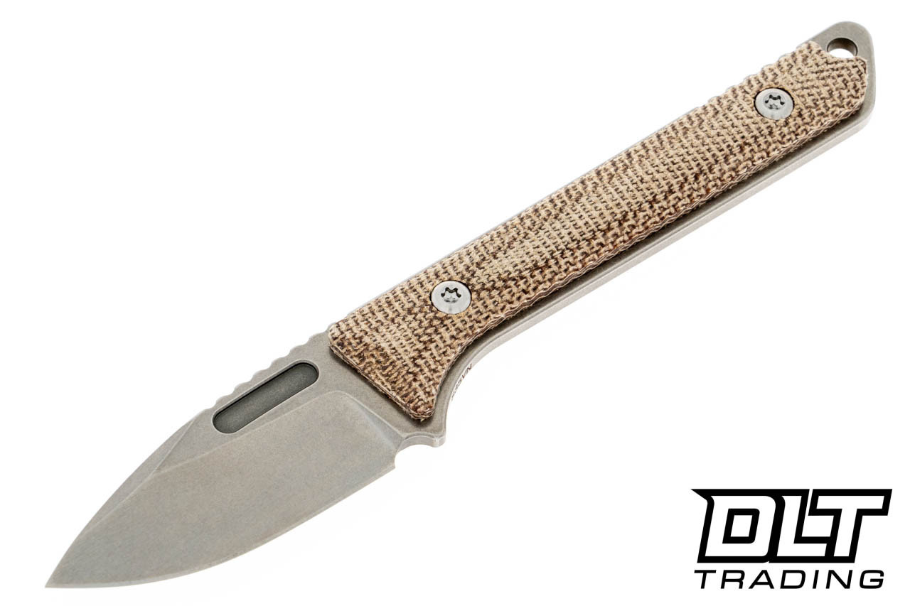 Griffin Scout Medic - Stonewashed S35VN - Natural Canvas Micarta - DLT ...
