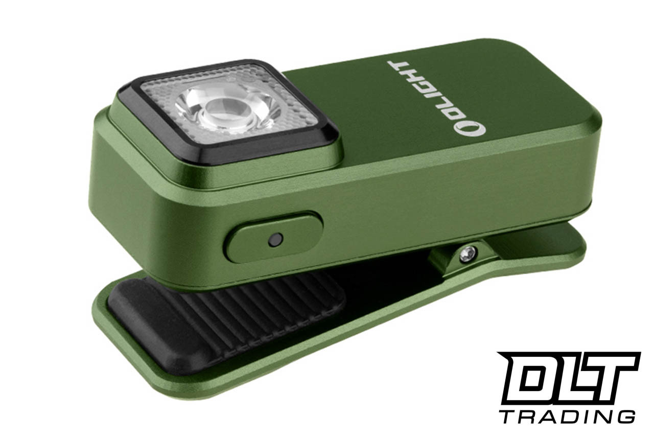 Olight Oclip Light - Red & White Light - OD Green - DLT Trading
