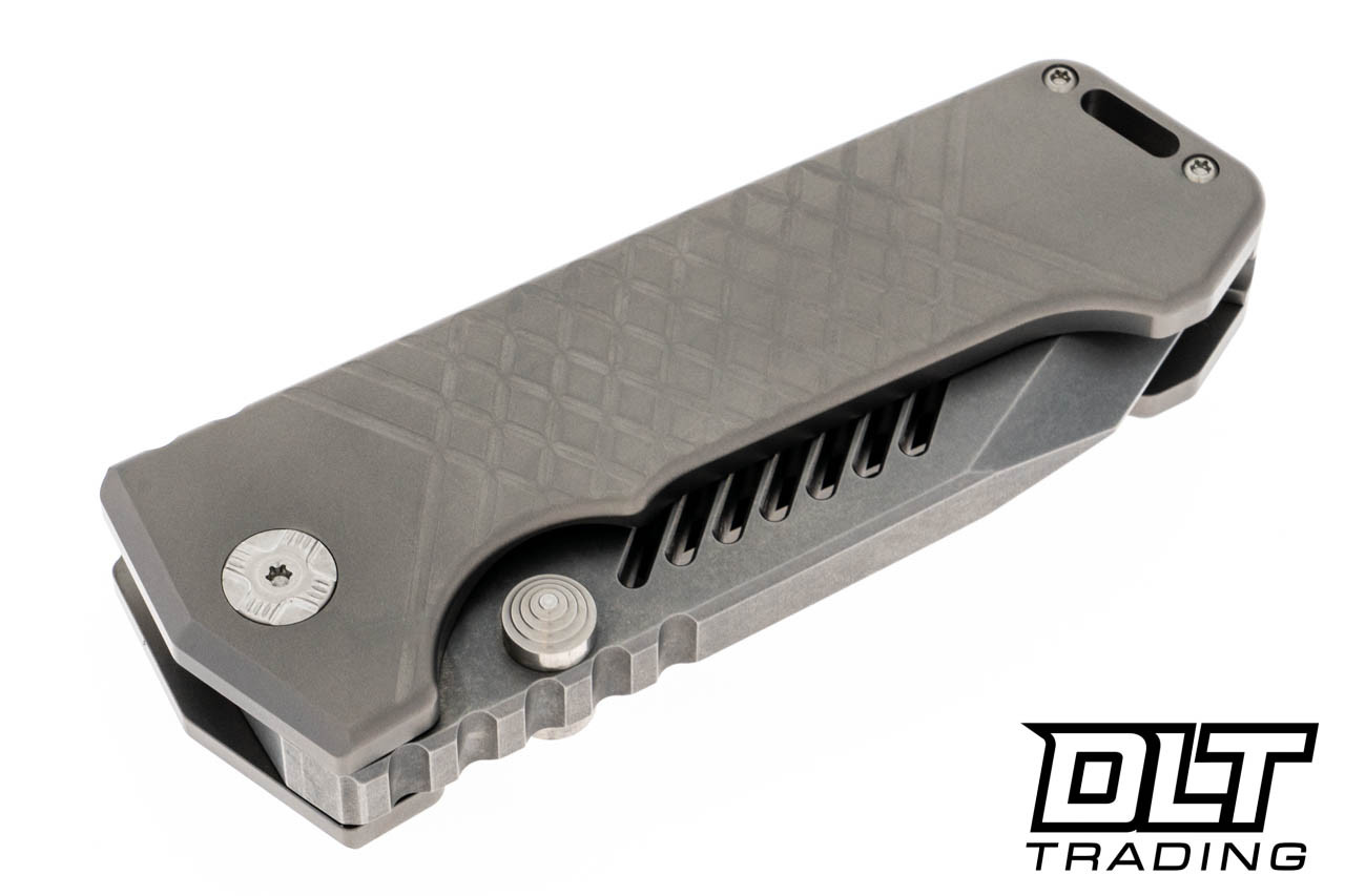 PMP Alpha Beast Gen 2 Crosshatch - Bead Blasted Titanium - Stonewashed ...