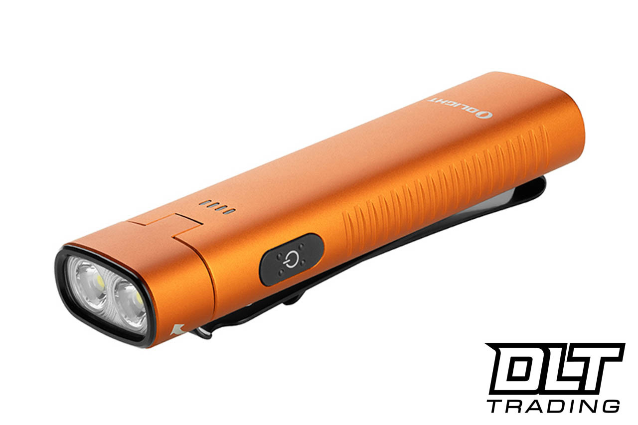Olight Arkflex Adjustable Right Angle Flashlight - Orange - DLT Trading