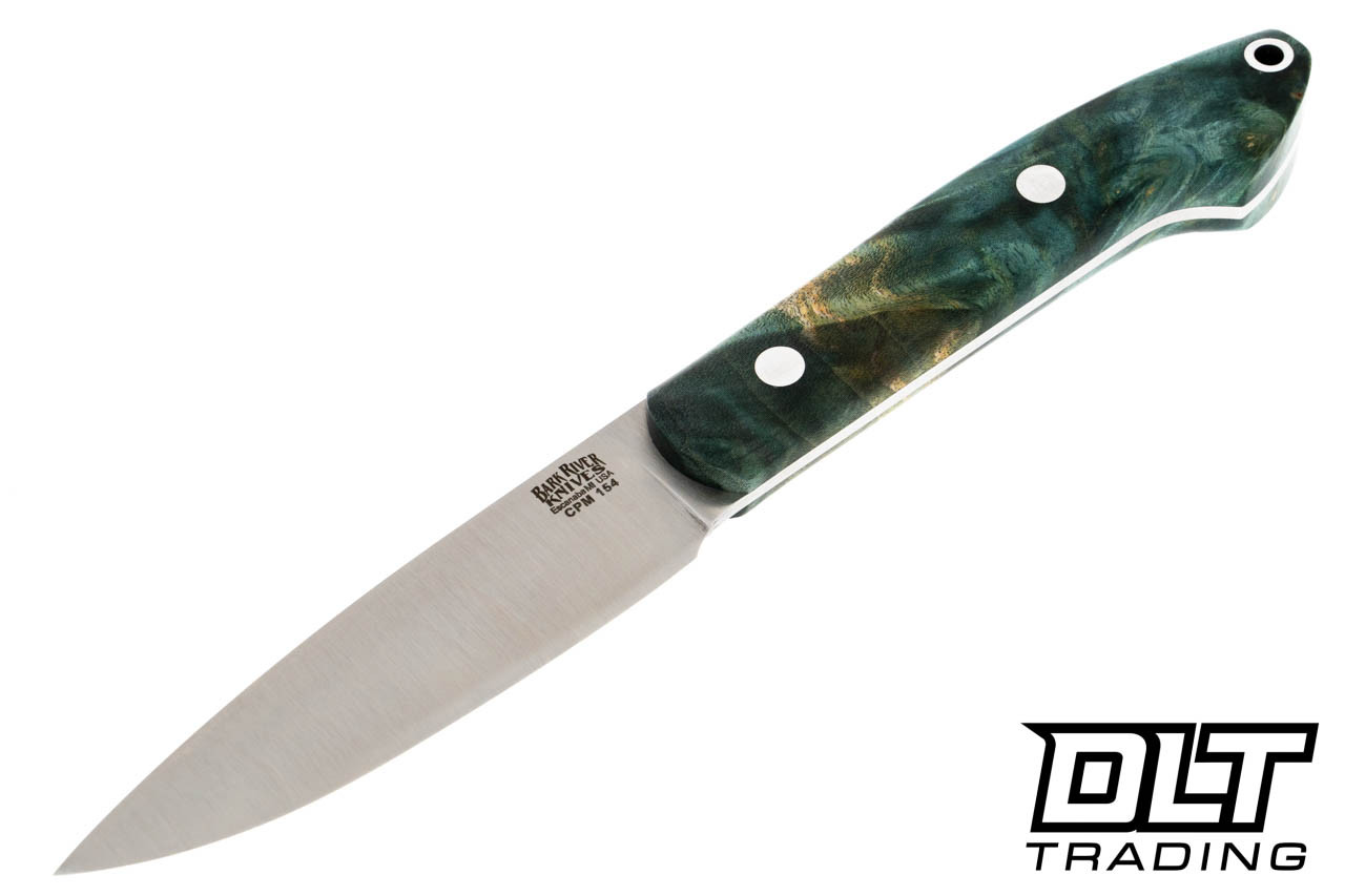 Bark River Bird & Trout CPM-154 Green & Gold Maple Burl #9