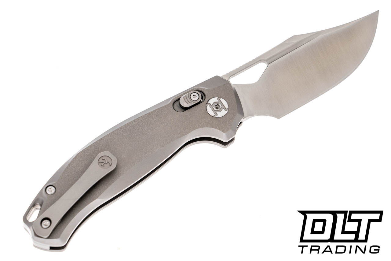 Kunwu Django Orange Peel Titanium Satin Elmax Blade Dlt Trading
