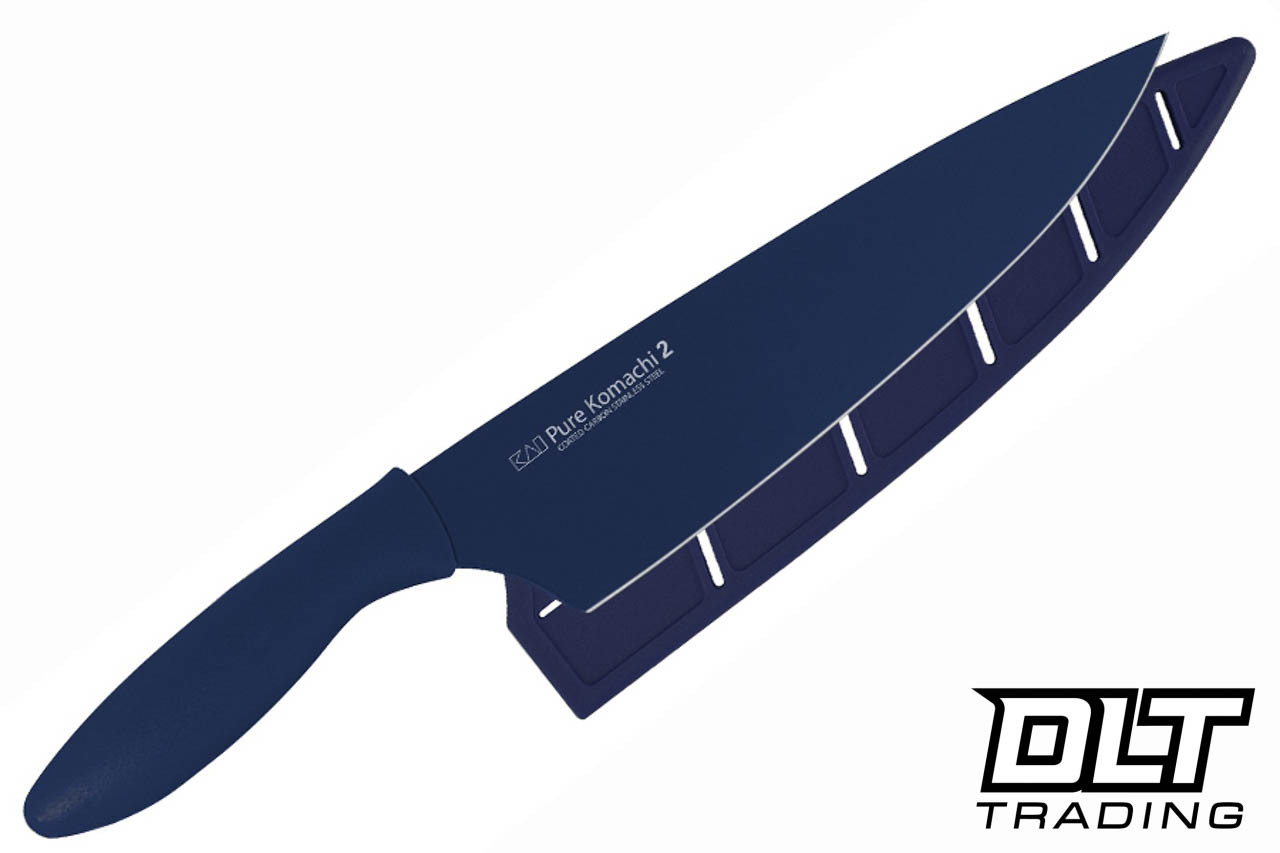 Kai Pure Komachi 2 8" Chef's knife with Sheath - Navy - DLT Trading